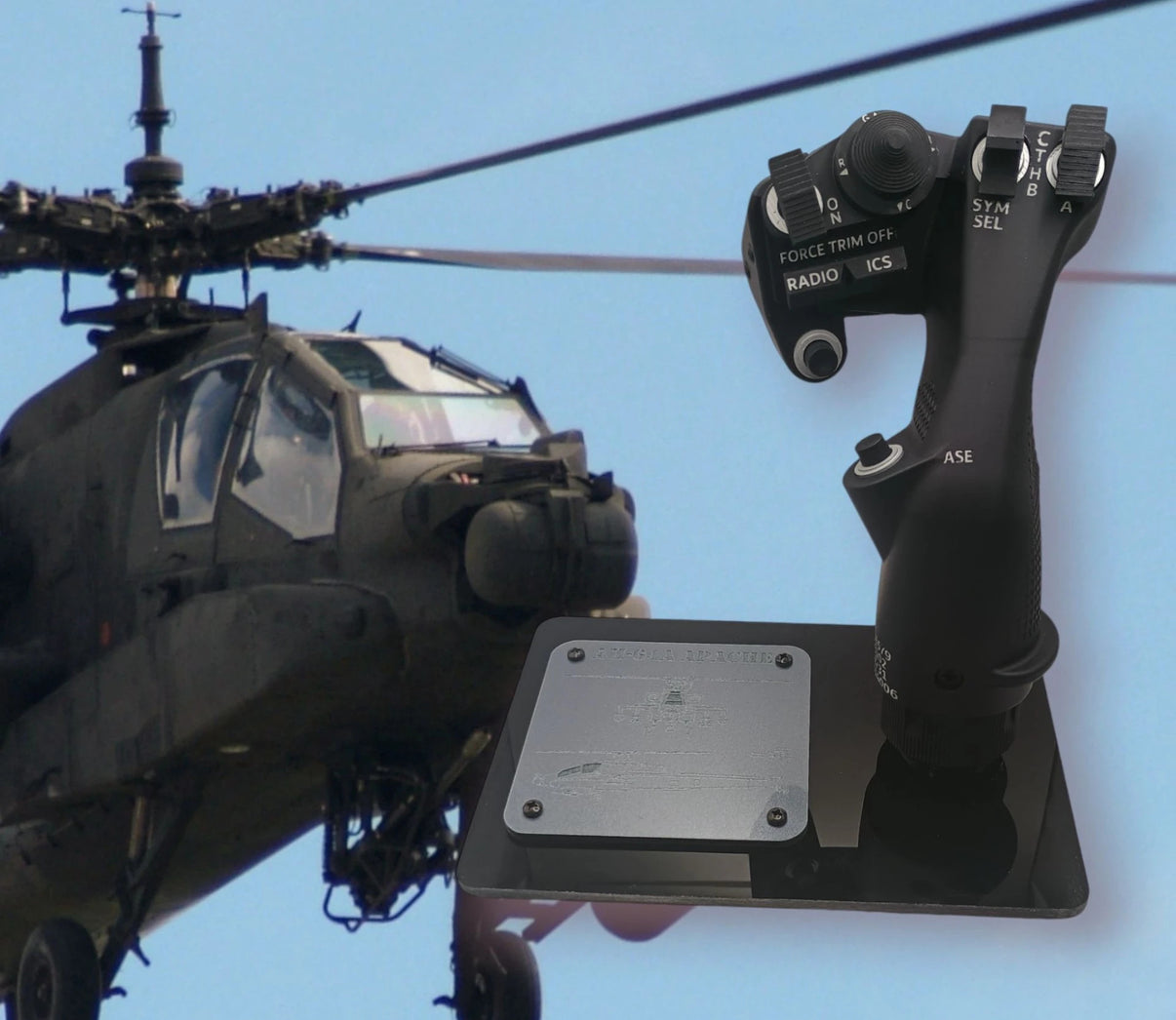 AH-64A Apache Cyclic Grip Replica – Aviation Replicas